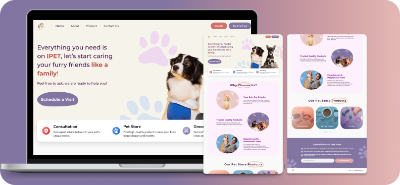 Portfolio - Michelle Florence | Project iPET Company Profile